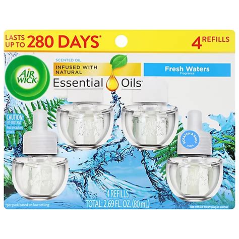Air Wick Plug In Scented Oil Refills Fresh Waters 4 67 Fl Oz Safeway
