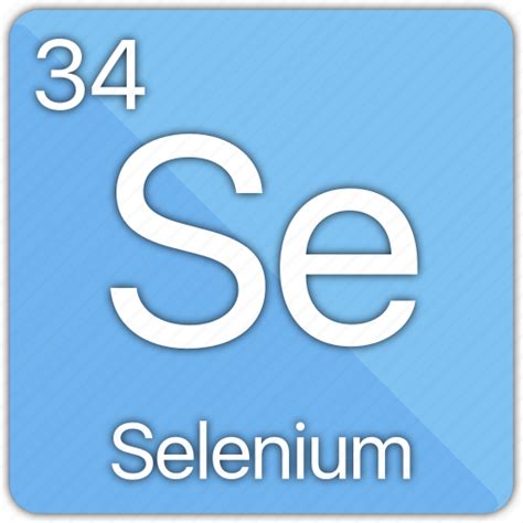 Atom Atomic Element Non Metal Periodic Table Selenium Icon