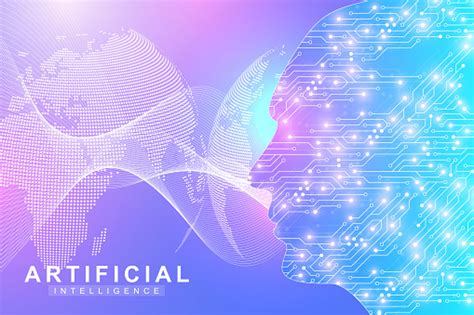 인공 지능 로고입니다 인공 지능 및 기계 학습 개념입니다 벡터 기호 Ai 신경망 및 다른 현대 기술 개념 기술 공상 과학 개념 디자인에 대한 스톡 벡터 아트 및 기타 이미지