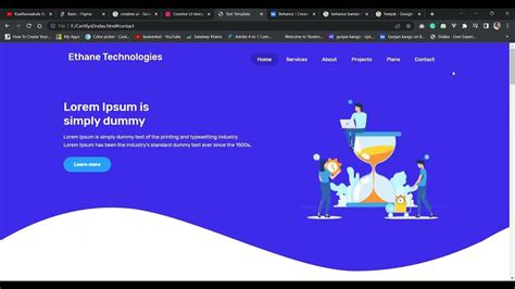 Website Design For Dummy Webpage Youtube
