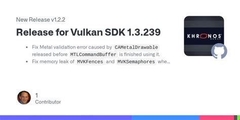 Moltenvk Vulkan Sdk 13239 Released