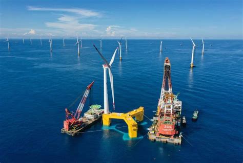 阳江沙扒：中国首个百万千瓦级海上风电施工导管基础