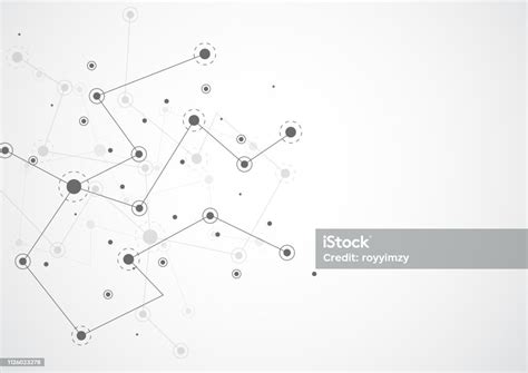 연결 점 들과 라인을 추상화 합니다 연결 과학 배경입니다 벡터 일러스트 레이 션 0명에 대한 스톡 벡터 아트 및 기타 이미지 0명 3차원 형태 개념 Istock