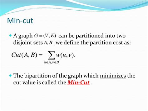 Ppt Graph Cut Normalized Cut Segmentation Powerpoint Presentation