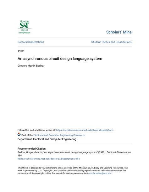 An Asynchronous Circuit Design Language System Docslib