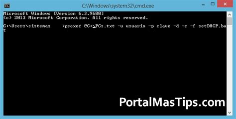 Ejecutar Archivo Bat Remotamente Con Psexec Portal Tips