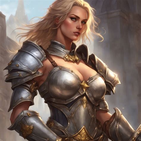 Sexy Female Paladin By Rawhunter8 On Deviantart