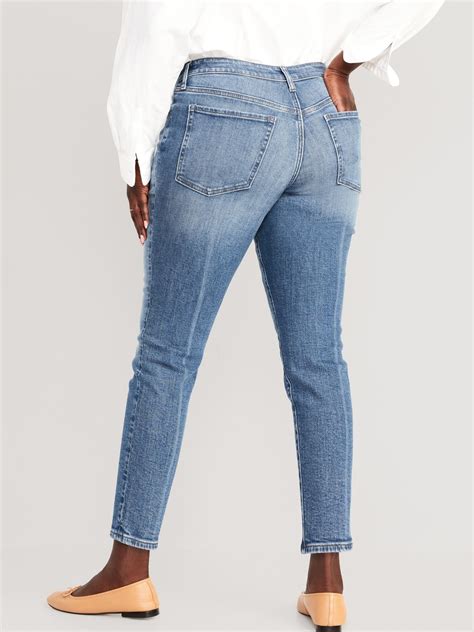 Womens Mid Rise Og Straight Ankle Jeans Plus Size 18 How To Wear
