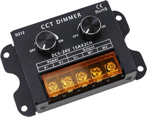 Ledenet Led Ct Dimmer Dc5v 12v 24v 30a Pwm Dimming Controller Led Color Temperature Dimmer