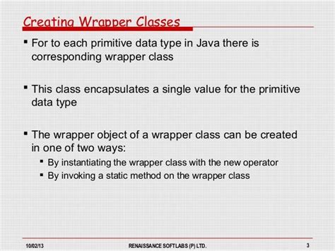 wrapper classes