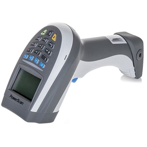 Datalogic Powerscan 9501 Retail Handheld Bar Code Reader 1d 2d Laser Grey White Bar Code Data