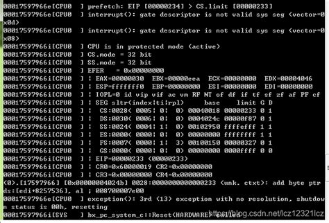 X86汇编：从实模式到保护模式，第15章：任务切换，bochs仿真出现中断bochs进入保护模式又退出了 Csdn博客