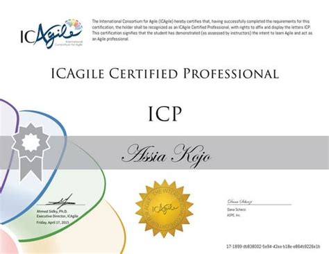 Icagile Certified Professional Ppt