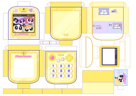 Paper Diy 🐰뉴진스의 핸드폰 폴리포켓 만들기 🐰 무료도안 무료배포 네이버 블로그