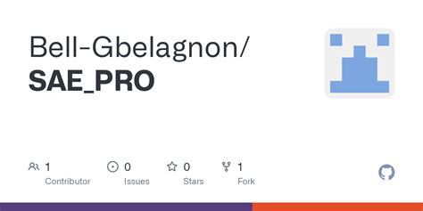 GitHub Bell Gbelagnon SAE PRO