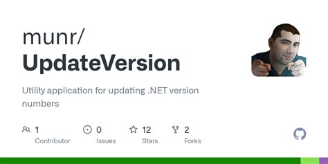 Github Munrupdateversion Utility Application For Updating Net