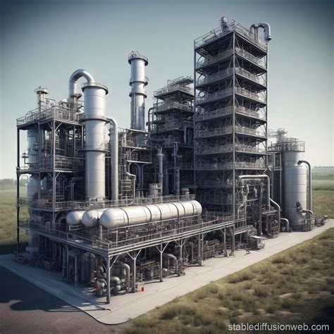 3d Chemical Engineering Plant Stable Diffusion Online