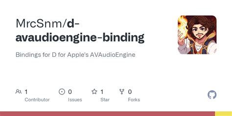 Github Mrcsnmd Avaudioengine Binding Bindings For D For Apples Avaudioengine