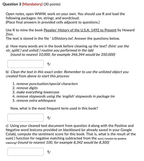 Solved Question Mandatory Points Open Notes Open Chegg