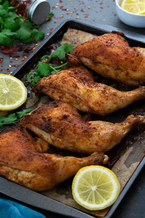 Oven Baked Chicken Leg Quarters Recipe Yellow Chilis