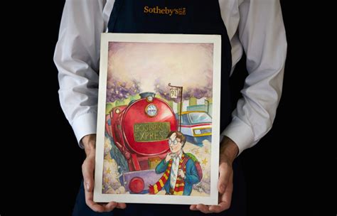 Иллюстрация обложки первой книги про Гарри Поттера продана за рекордные 1 9 млн Новости