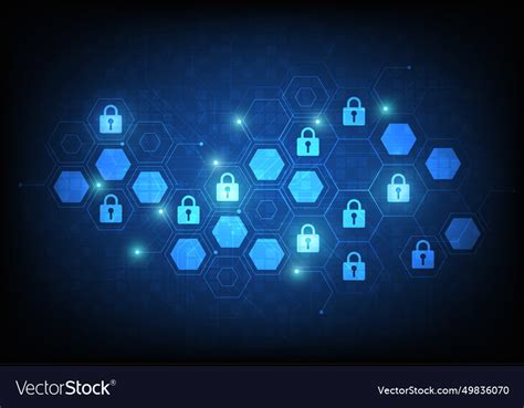 Premium Security Cyber Digital Concept Royalty Free Vector