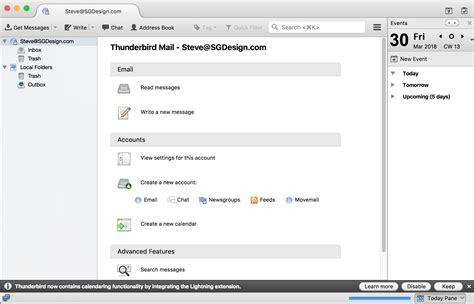 Migrating To Thunderbird Internet Development