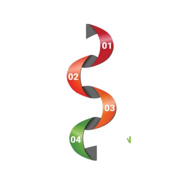 Vector Timeline Infographics Template With Four Labels A Design For Visualizing Information