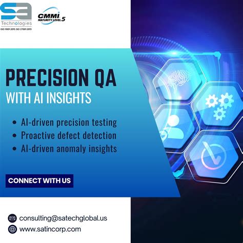 Sa Technologies Inc On Linkedin Aiprecisionqa Qainsights Superiorquality Satech Sat