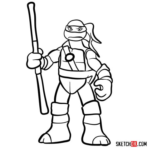 How To Draw Ninja Turtle Step By Step Tutorial Artofit