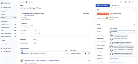 Jira Service Management Customers Are Visible In The Dropdown Of The