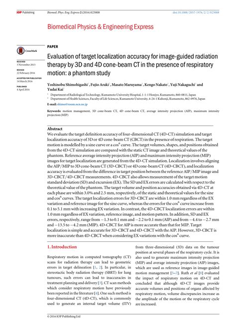 Evaluation Of Target Localization Accuracy For Image Guided Radiation Therapy By 3d And 4d Cone