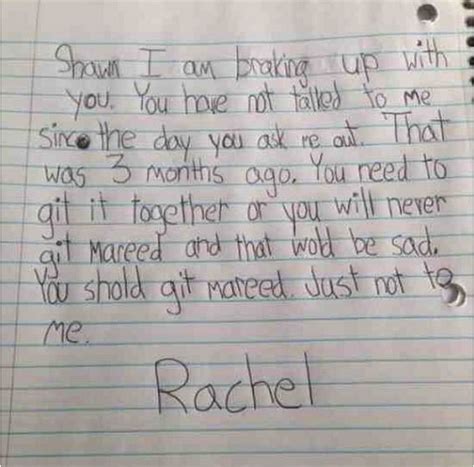 This Viral Break Up Letter From A Primary Babeer Is Adorable