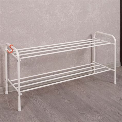 Подставка для обуви Альфа 32 белая