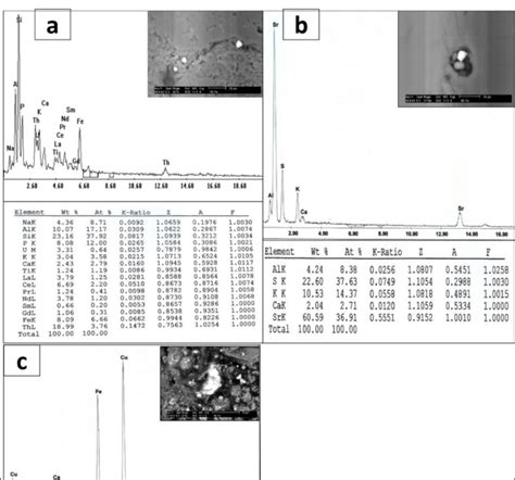 Edax Bse Images And The Chemical Composition Of Monazite Celectite Download Scientific