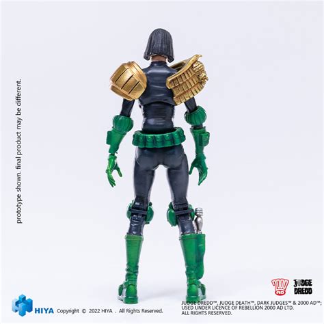 Hiya Exquisite Mini Series 1 18 Scale 4 Inch Judge Dredd Judge Hershey