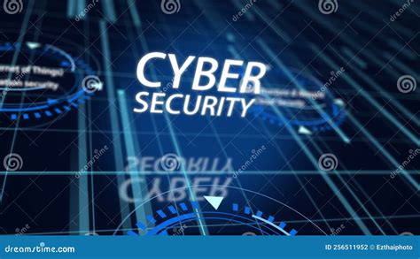 Cyber Security Text Cinematic Title With Digital Effect Stock Footage Cyber Security Text Cinematic Title With Digital Effect Stock Footage