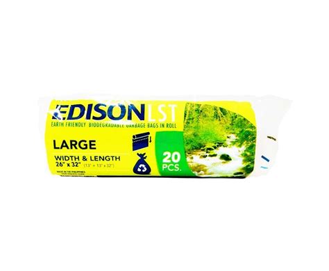 Edison Lst Earth Friendly Biodegradable Garbage Bags In Roll
