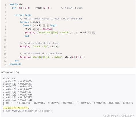 Systemverilog笔记——arraysverilog三维数组 Csdn博客