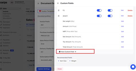 How To Add The Mrp Columncustom Field In Your Invoice On The Web