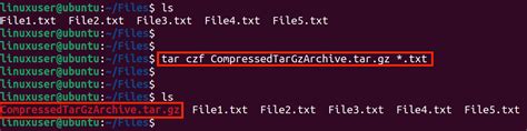 How To Compress Files In Ubuntu Using Command Line Linuxways