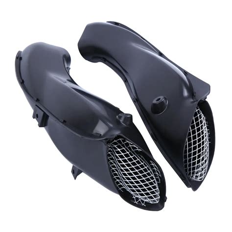 Carenado De Cubierta De Conducto De Tubo De Entrada De Aire Ram Para Motocicleta Color Negro