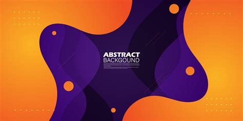 Modern Premium Colorful Wavy Abstract Background With Gradient Dark Purple And Orange