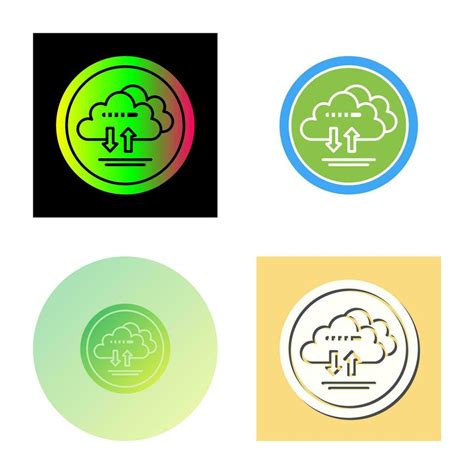 Cloud Data Vector Icon 31141739 Vector Art At Vecteezy
