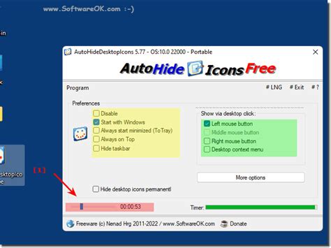 Use Auto Hide Desktop Icons