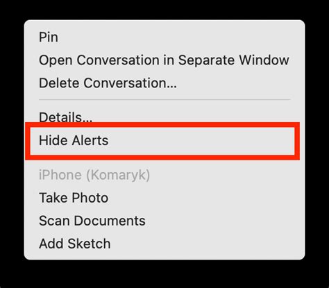 What Are Hide Alerts In IMessage Tab TV
