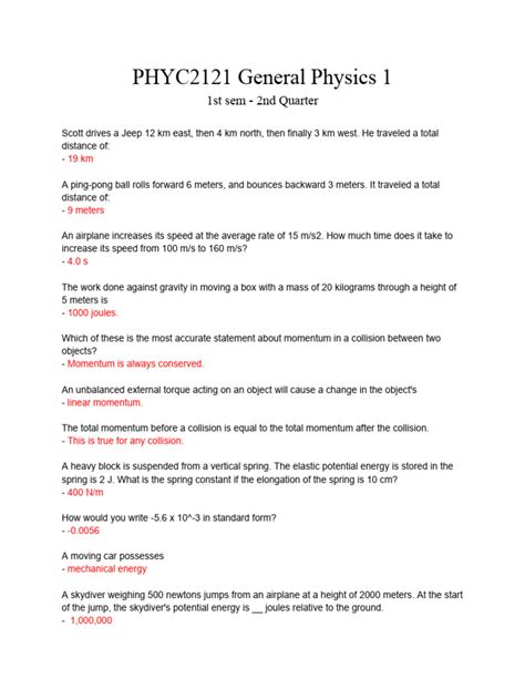phyc2121 general physics 1 pdf force momentum