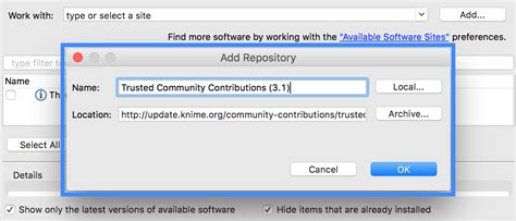 Creating Workflows With Seqan Nodes In Knime — Seqan 220 Documentation
