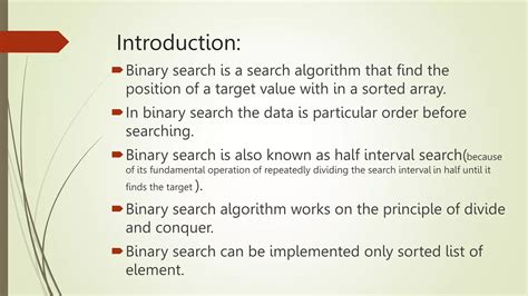 Binary Search Pptx