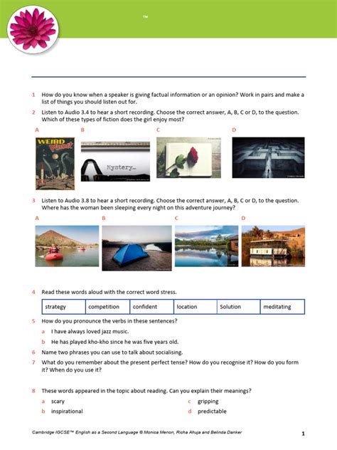 Igcseeslreviewu3 Pdf English Language Sentence Linguistics Igcseeslreviewu3 Pdf English Language Sentence Linguistics